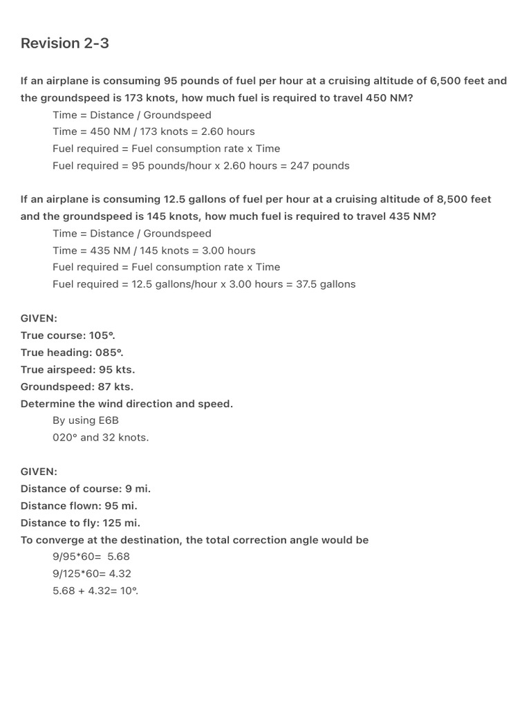 CPL Review 03 | PDF | Airspeed | Latitude