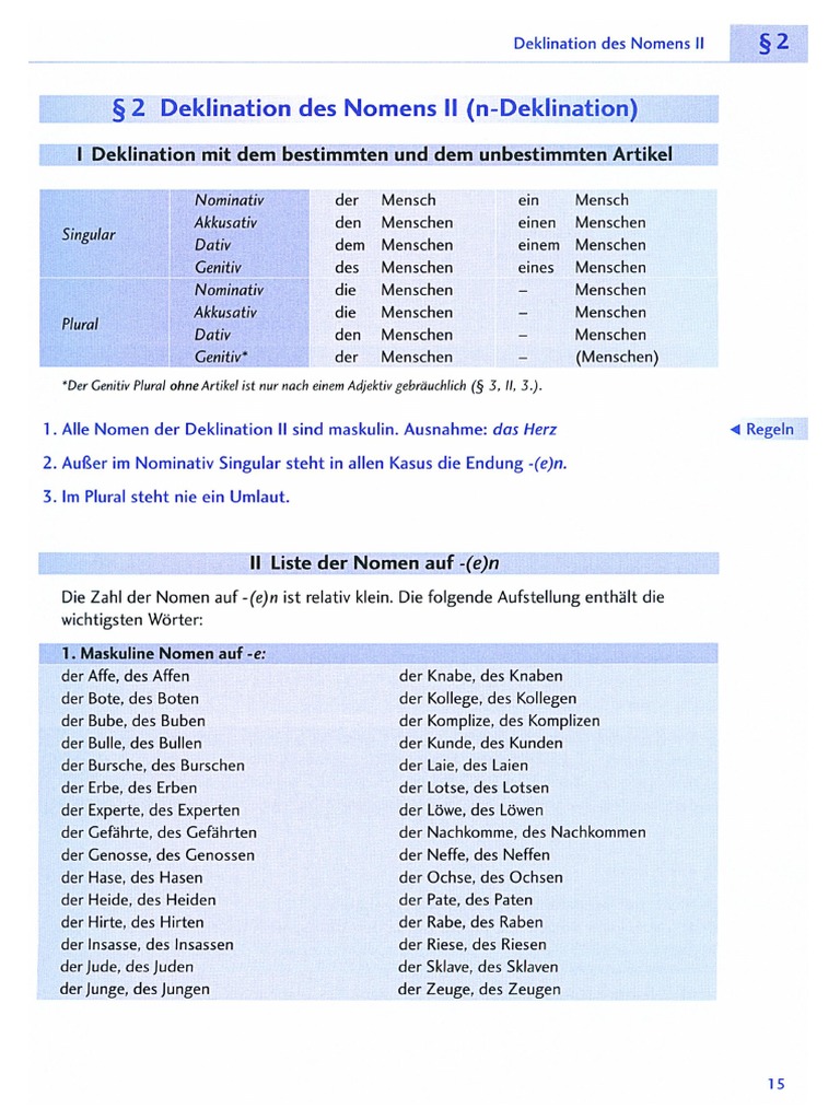 01b - N Deklination | PDF