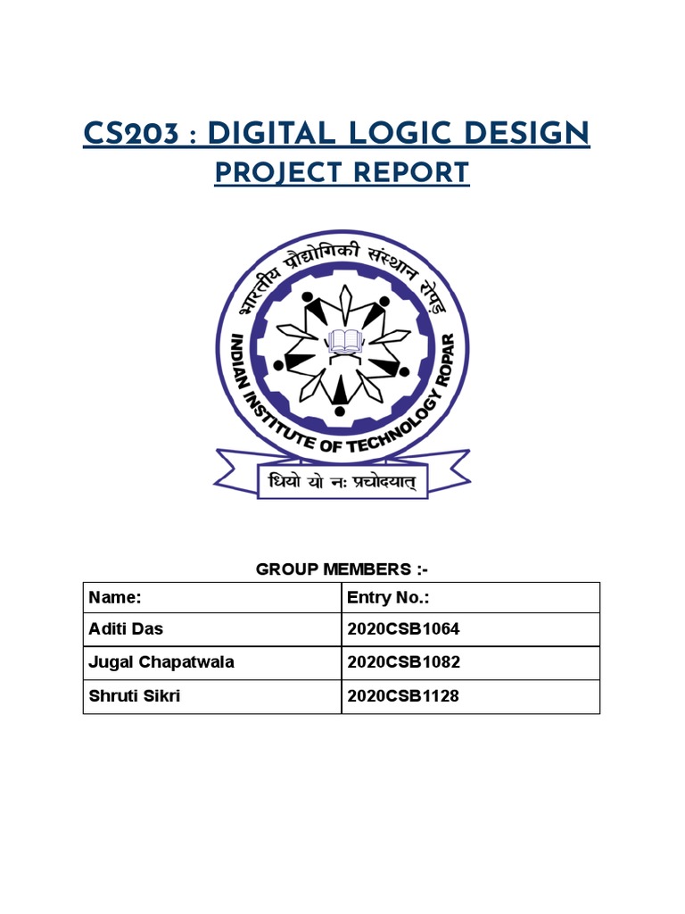 CS203 Project Report | PDF