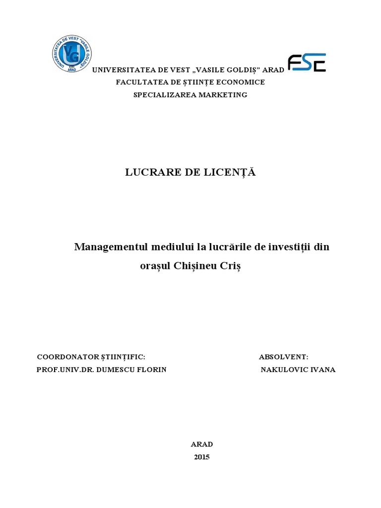 Licenta Final | PDF