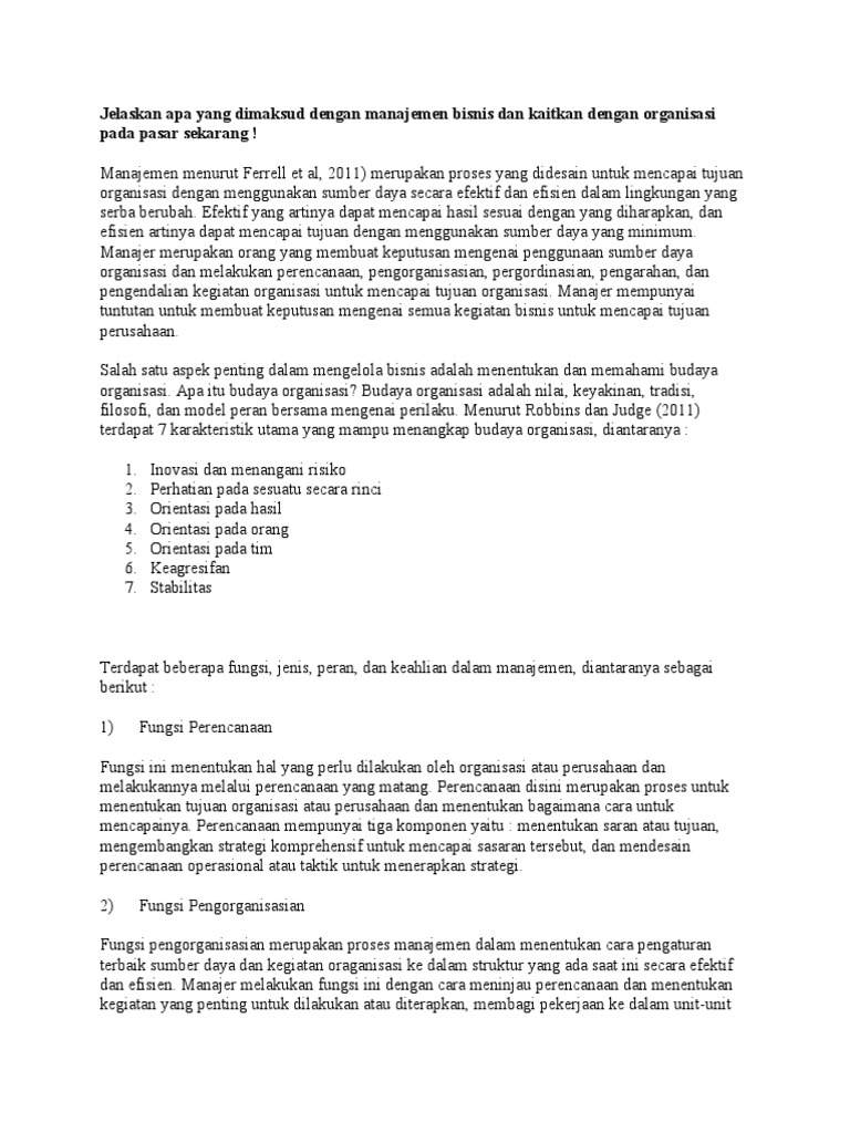 Diskusi 5 - Pengantar Bisnis - Iqbal | PDF | Pengembangan Diri