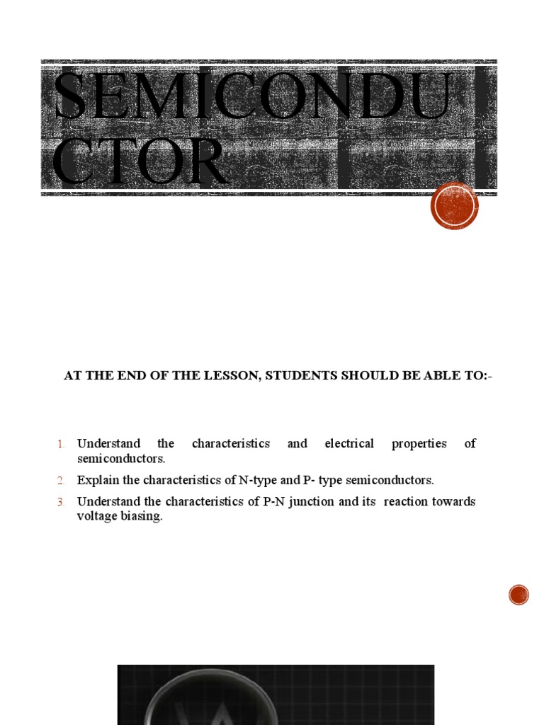 SEMICONDUCTOR | PDF | P–N Junction | Semiconductors