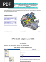 DPS6 Clutch Adaptive Learning | PDF | Transmission (Mechanics) | Clutch