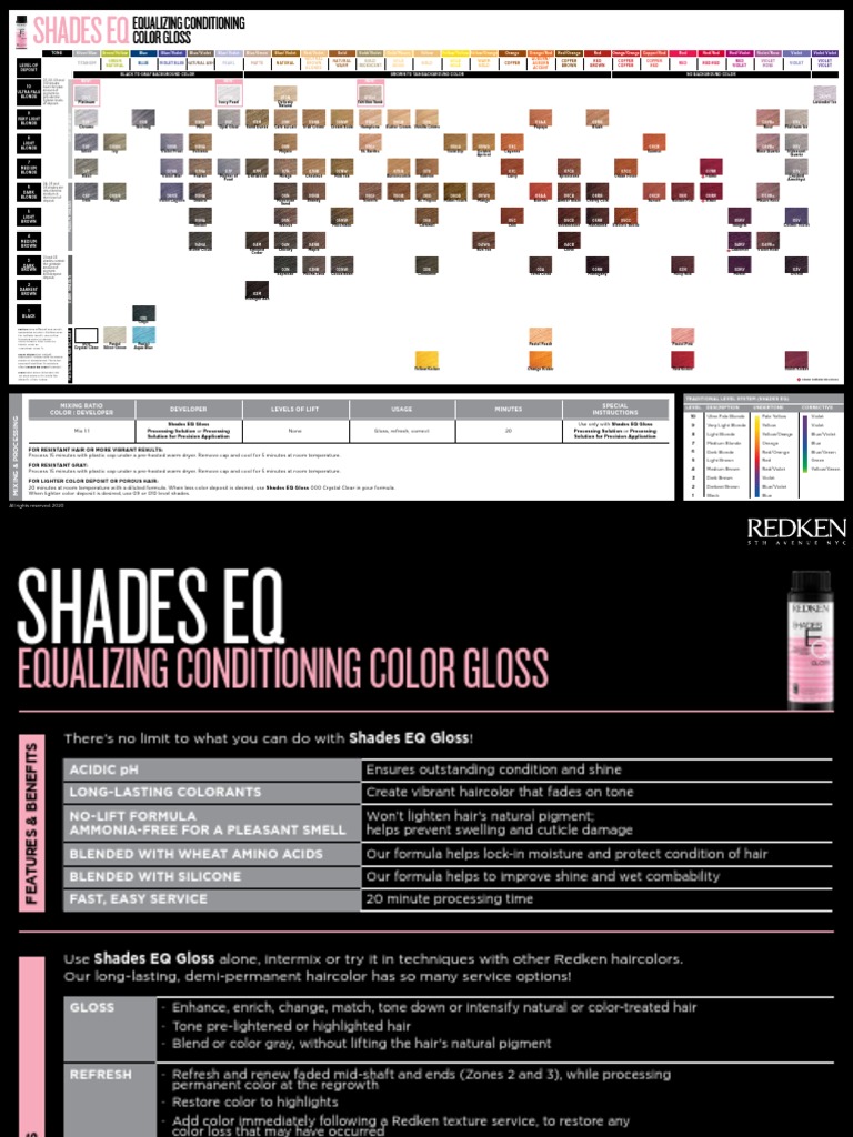 Shades e Q Chart | PDF | Blue | Brown
