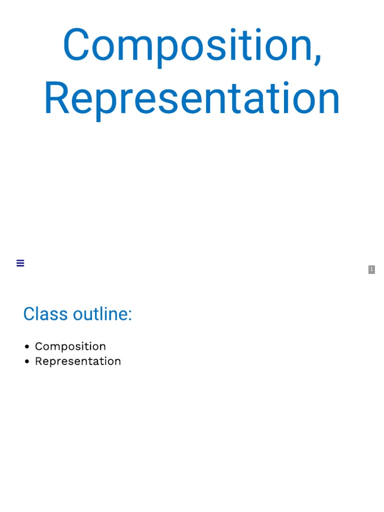 16-Composition Representation | PDF | Arithmetic | Mathematics