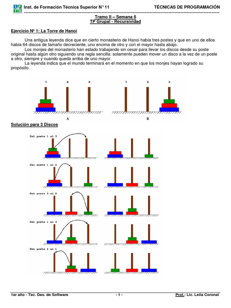 Ejercicios de Recursividad en Programación | PDF | Recursividad ...