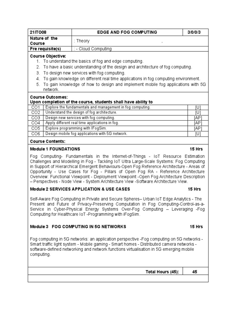 Edge and Fog Computing | PDF | Internet Of Things | Computing
