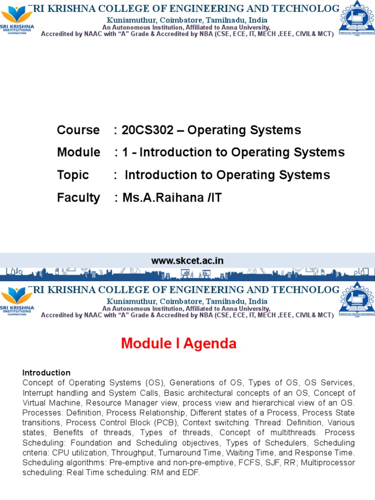 1. Introduction to OS | PDF