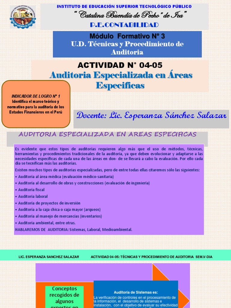 Sesión 04-05-Cont-V-Dia | PDF | Auditoría | Business