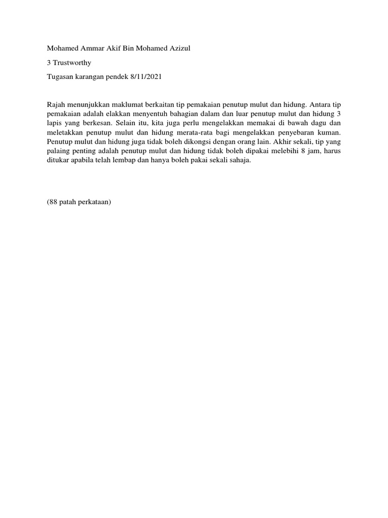 Karangan Pendek 8nov Pdf