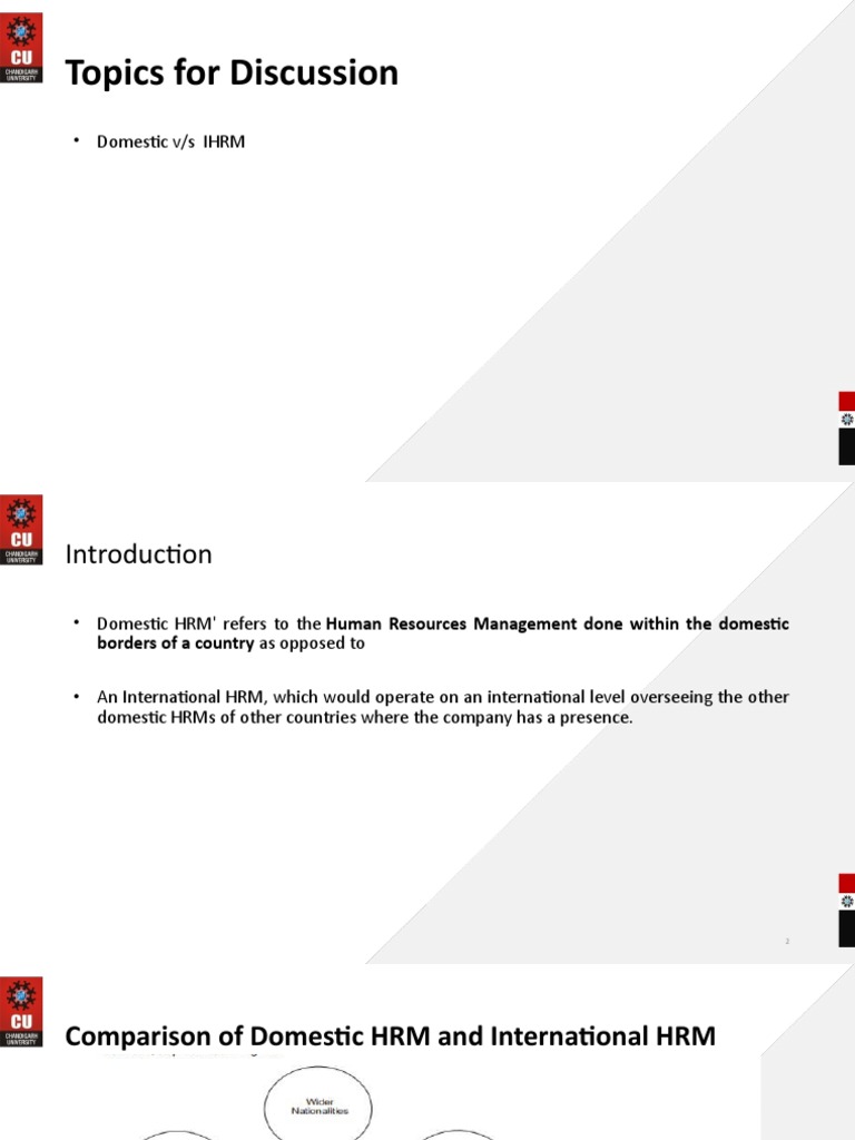 Lecture 3.1.4 - PPT Domestic and IHRM | PDF | Human Resource Management | Taxes