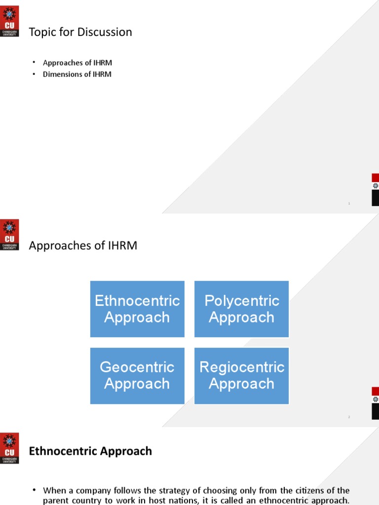 Lecture 3.1.3 Ppt_Dimensions of IHRM | PDF | Human Resource Management | Business Economics