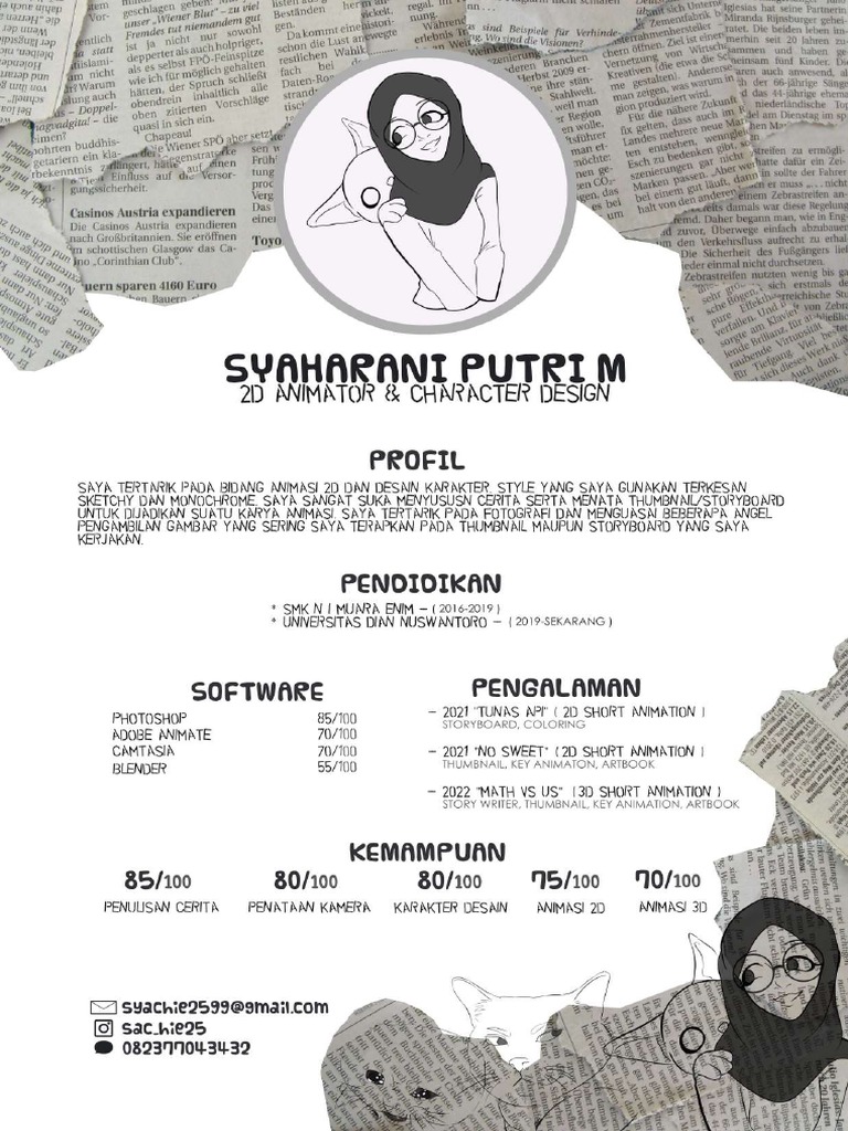 CV Syaharani PM | PDF