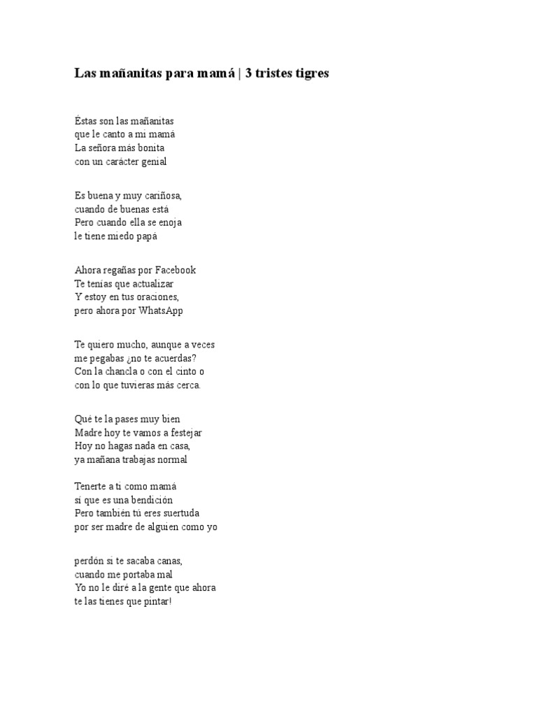 Canciones Para Mama Pdf