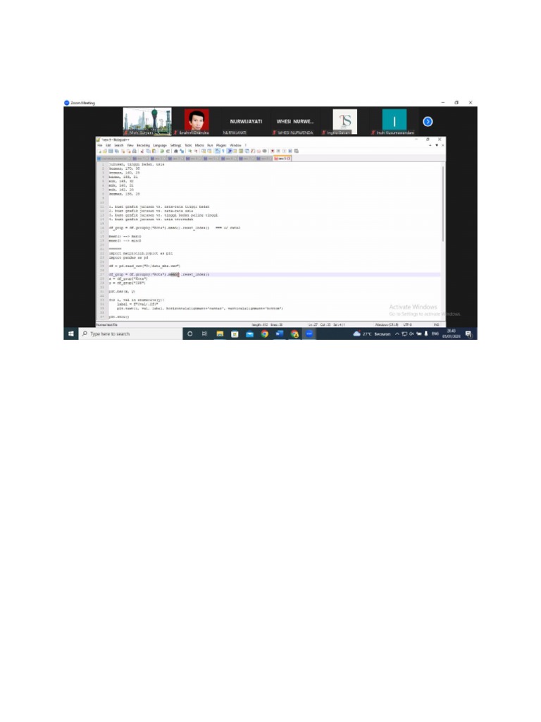 Contoh Pembuatan Grafik Di App Pyton | PDF