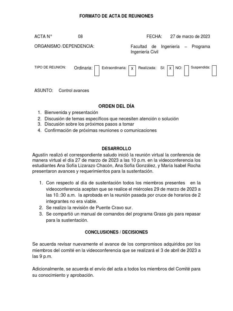 HDGRT ACT Acta 008 | PDF