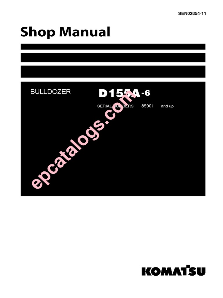 D155 6 Manual | PDF | Specification (Technical Standard) | Troubleshooting