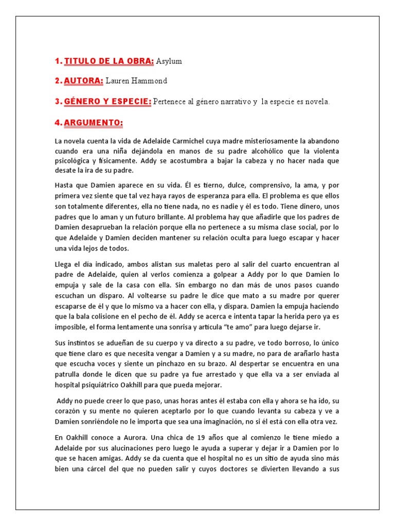 Asylum | PDF | Amor