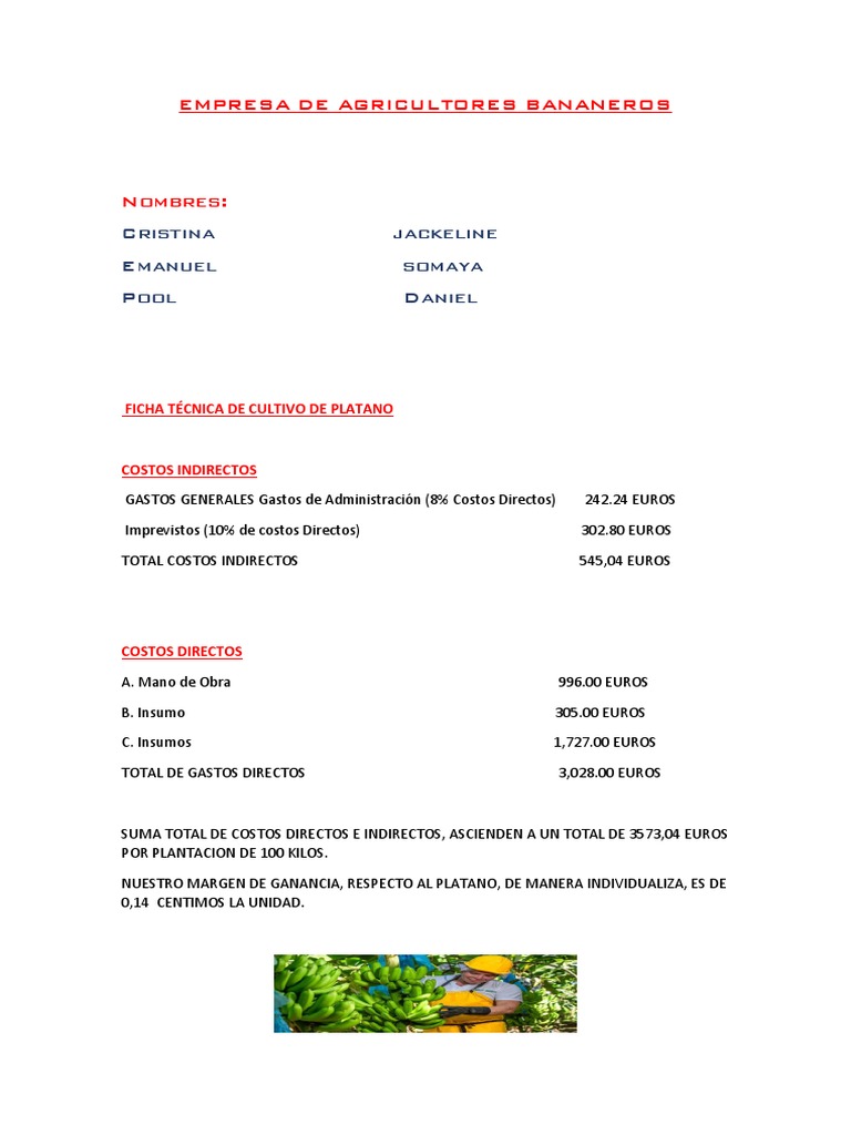 Empresa Bananera | PDF