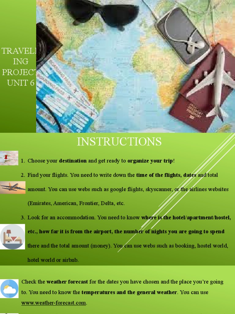 Travel Project Guide by Alicia Baldelli | PDF