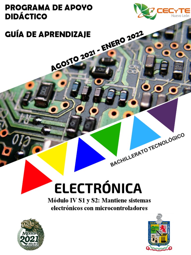 5 Electrónica MIV S1 y S2 | PDF | Arduino | Diodo emisor de luz