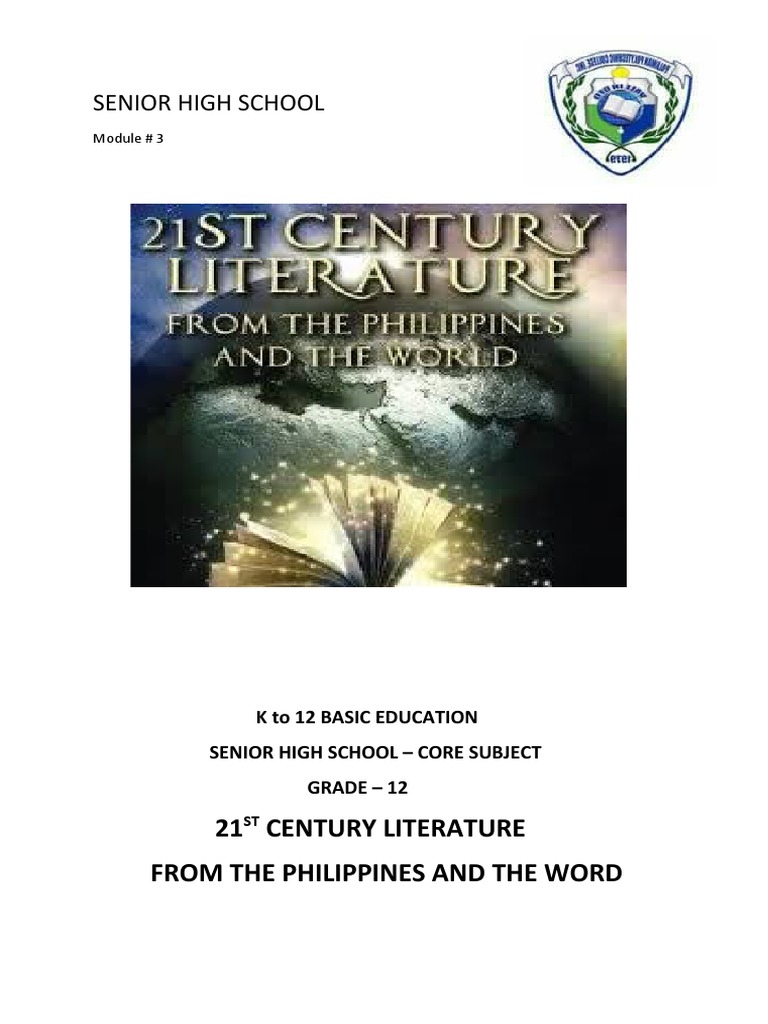 Share 21st Cen - Lit. (Module 3) | PDF