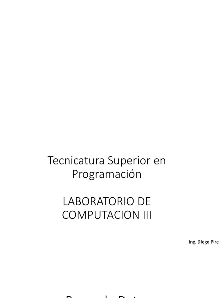 Tecnicatura Superior en Programacion - LaboratorioIII - SQL 2023 - 1 ...