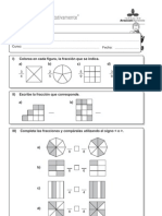 Guía Matemáticas Fracciones Cuarto Básico | PDF