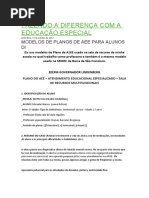 Pdi Educação Infantil | PDF | Pré-escola | Psicologia