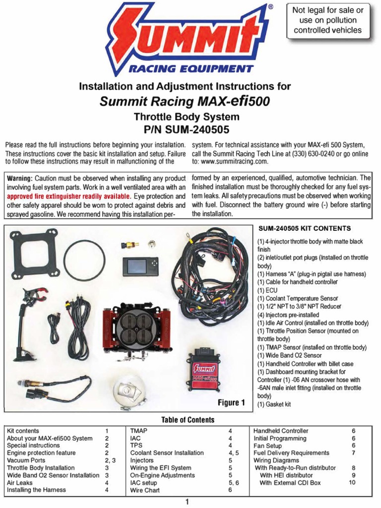 MAX-efi 500 Installation Guide | PDF