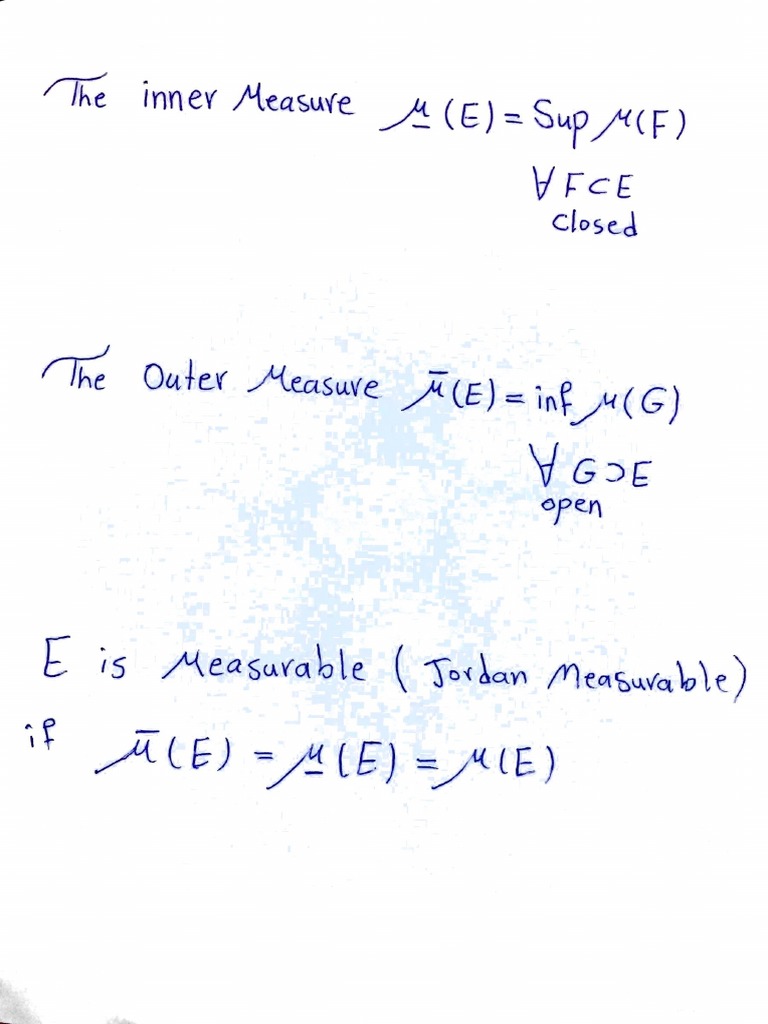 Mathematics - Real Analysys - Measure Theory | PDF Mathematics - Real Analysys - Measure Theory | PDF