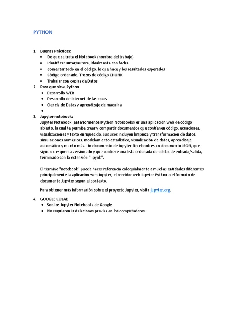 PYTHON | PDF | Informática | Ingeniería de software