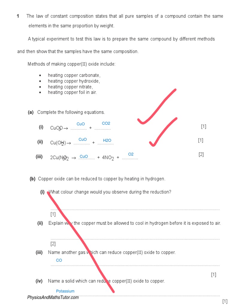 Stoichiometry 2 QP Solved | PDF | Alkene | Mole (Unit)