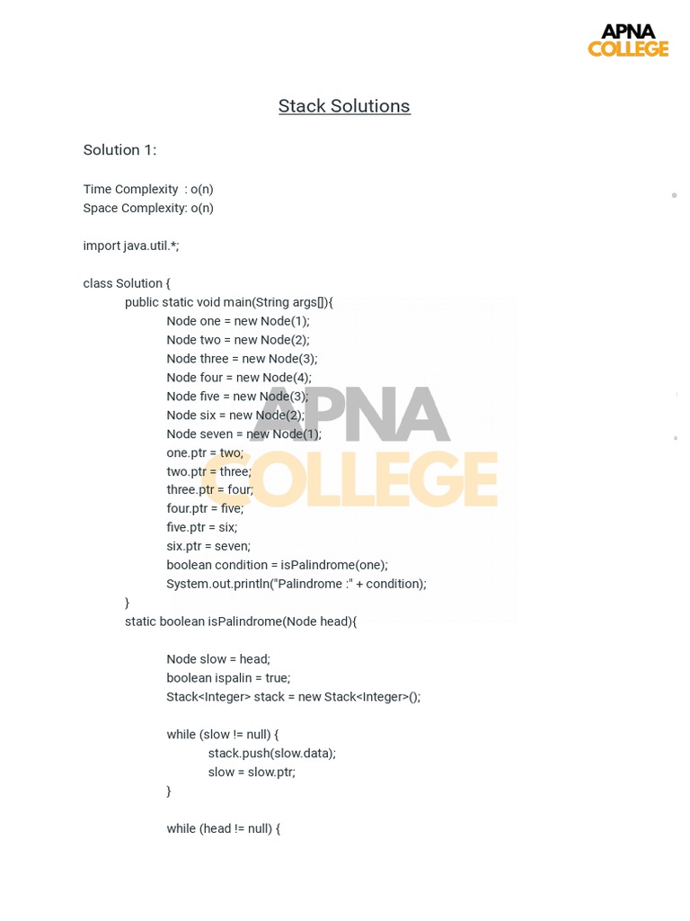 Stack Solutions - 2022-09-13 - 21-12-25 | PDF | Boolean Data Type ...