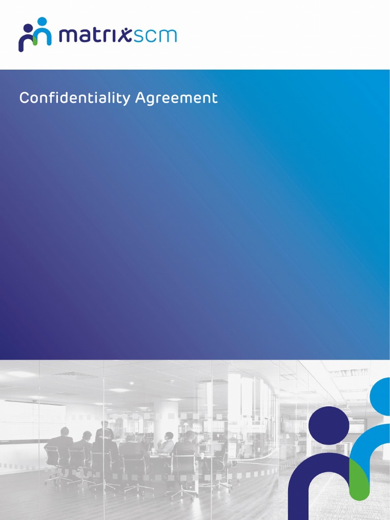 Matrix SCM - Confidentiality Agreement | PDF