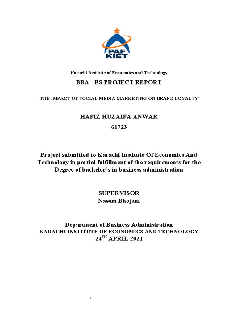 SMM Final Report | PDF | Brand | Social Media