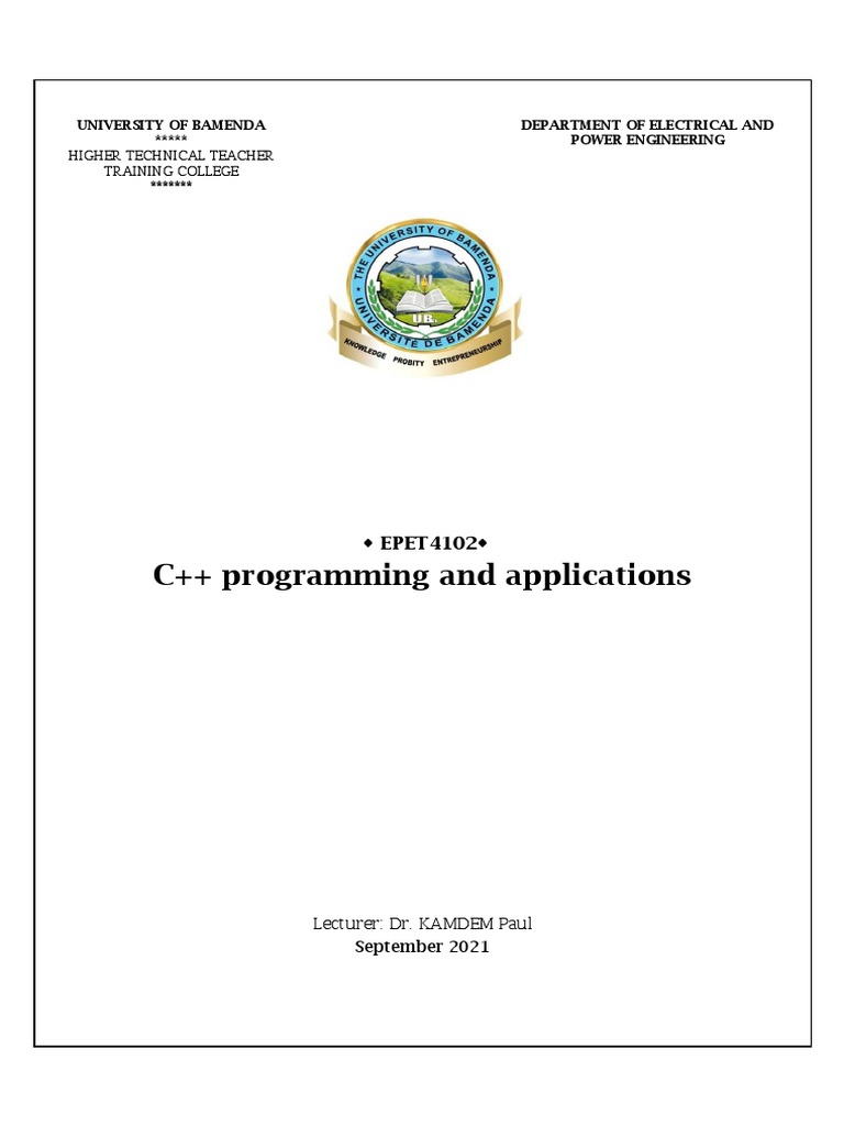 C++ Prog and Appl | PDF | C++ | Namespace C++ Prog and Appl | PDF | C++ | Namespace