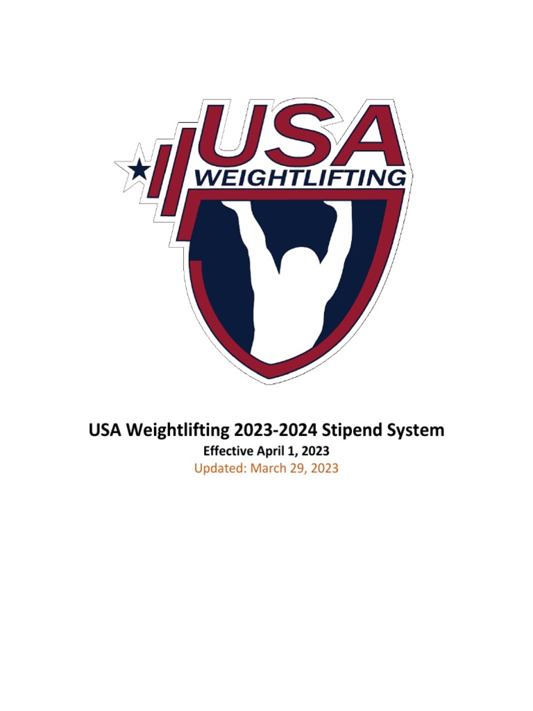 2023-2024 Stipend System_032923 | PDF | Doping In Sport | Olympic Games