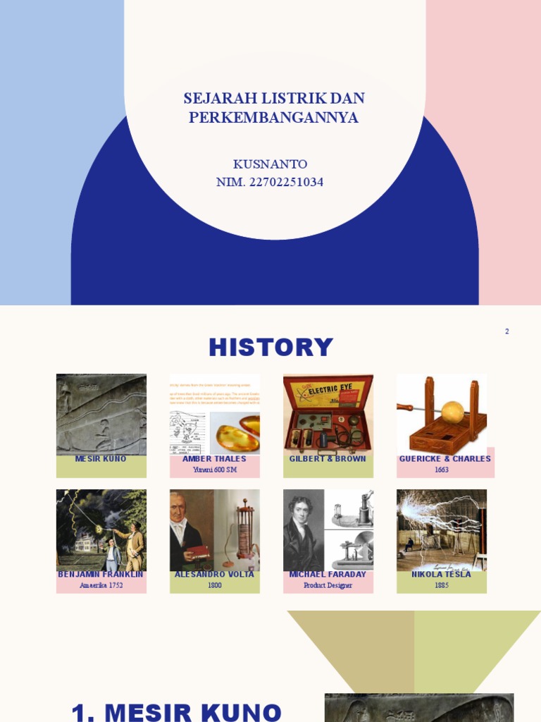 Sejarah Penemuan Listrik dan Tokohnya | PDF