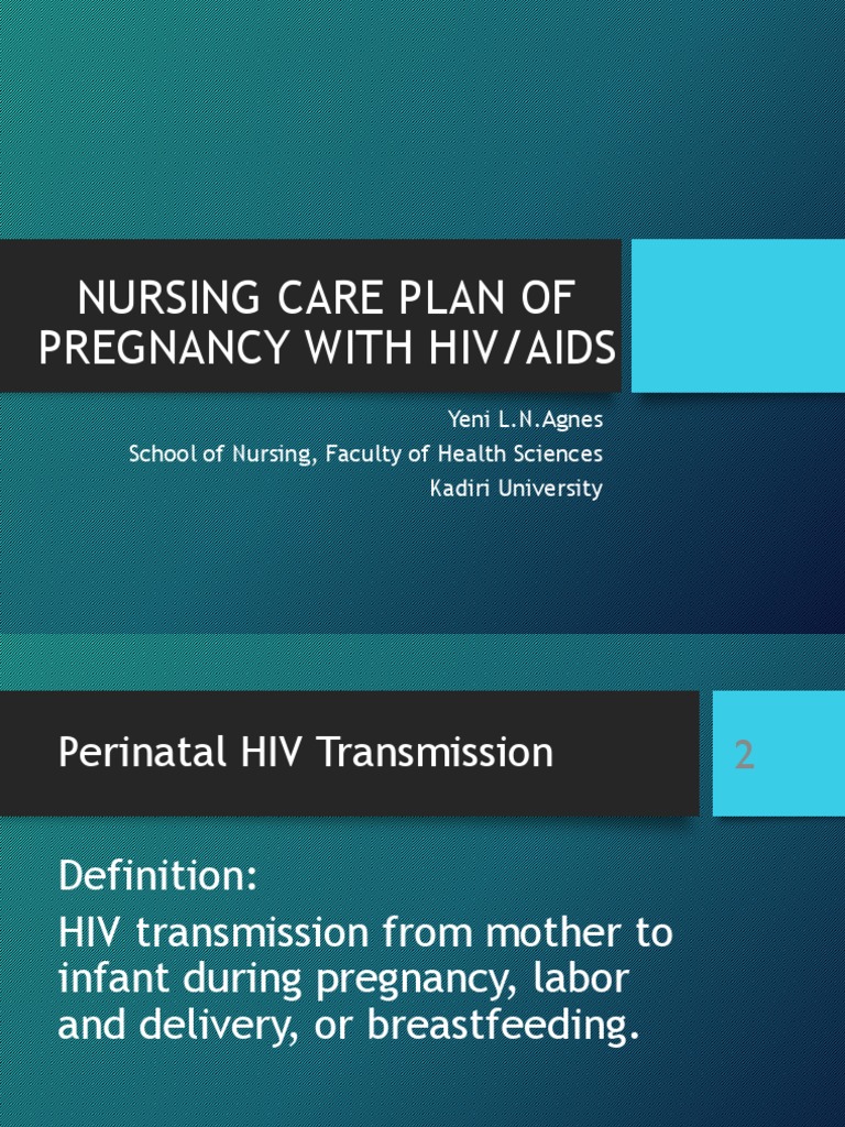 Nursing Care Plan of Pregnant Women With HIV | PDF | Hiv/Aids ...