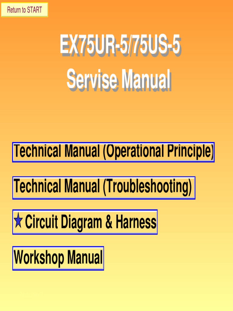 HITACHI EX75-5 Index | PDF