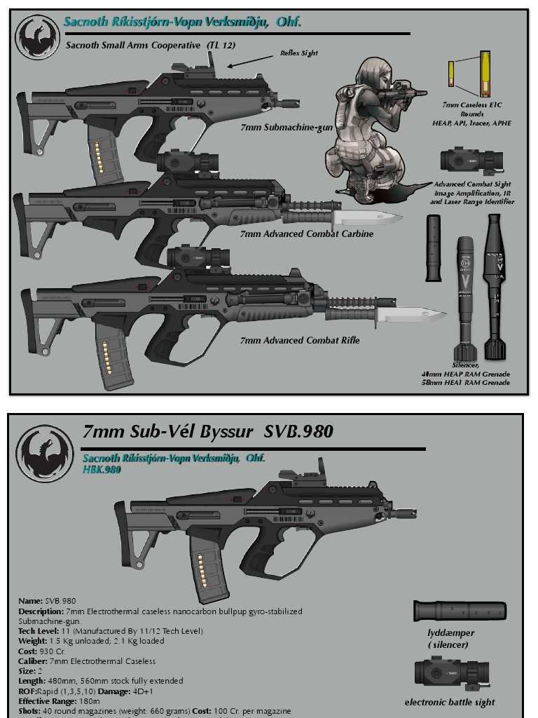 Traveller Gun Catalogue | PDF | Fuze | Rocket Propelled Grenade