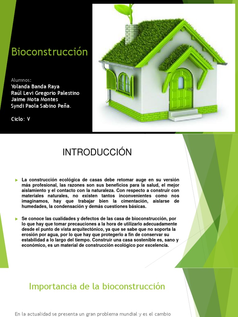 Bioconstrucción: Beneficios y Tipos | PDF | Edificio verde | Tecnología ...
