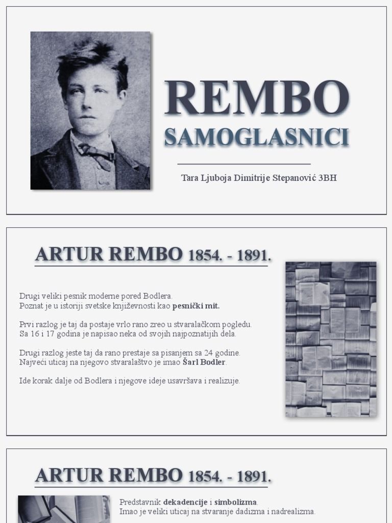 Rembo I Samoglasnici | PDF