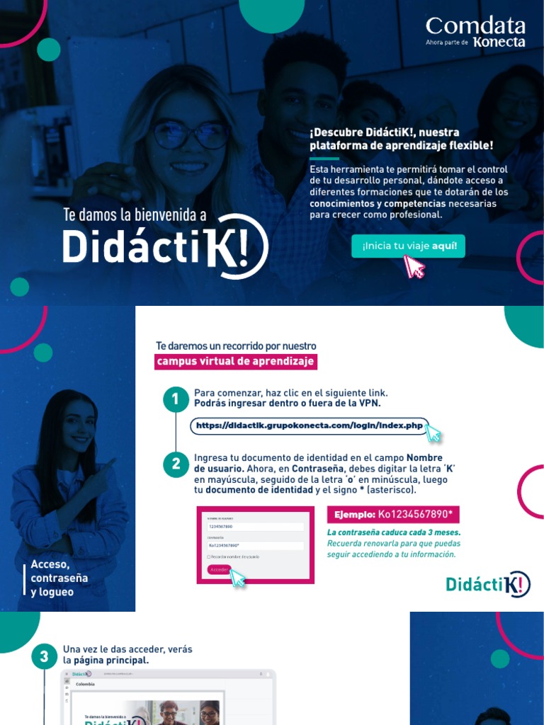 DidáctiK - Instructivo - COMDATA | PDF | Contraseña | Informática