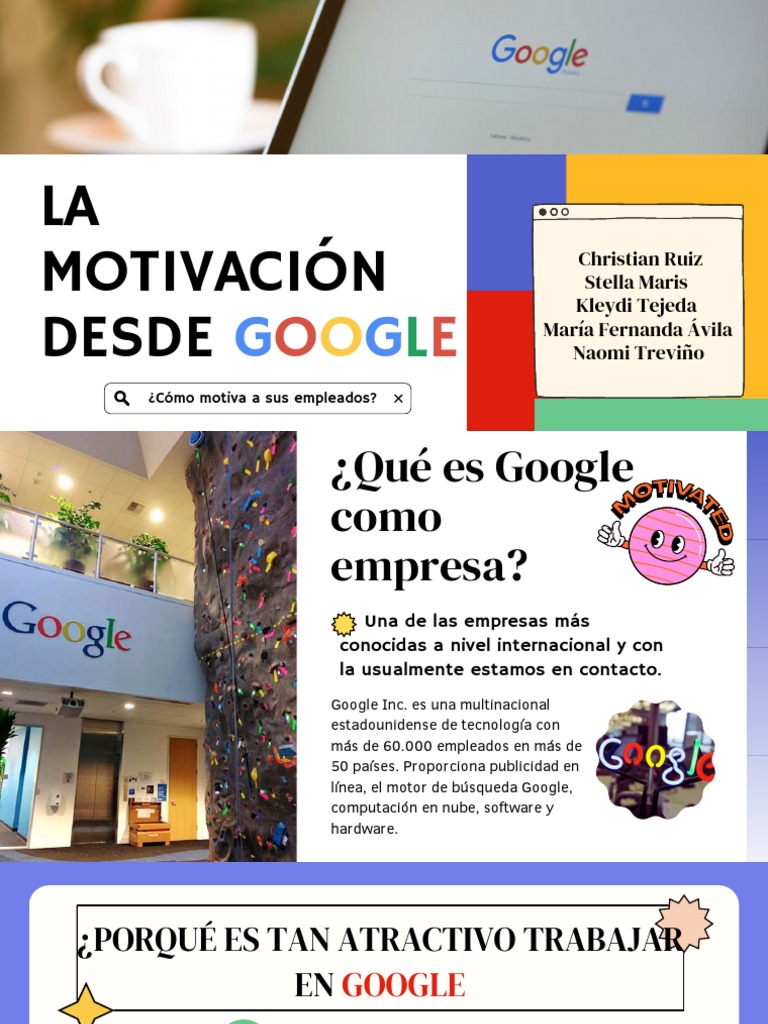 Equipo7 - La Motivación Desde Google | PDF | Negocios | Relaciones personales, crianza y ...