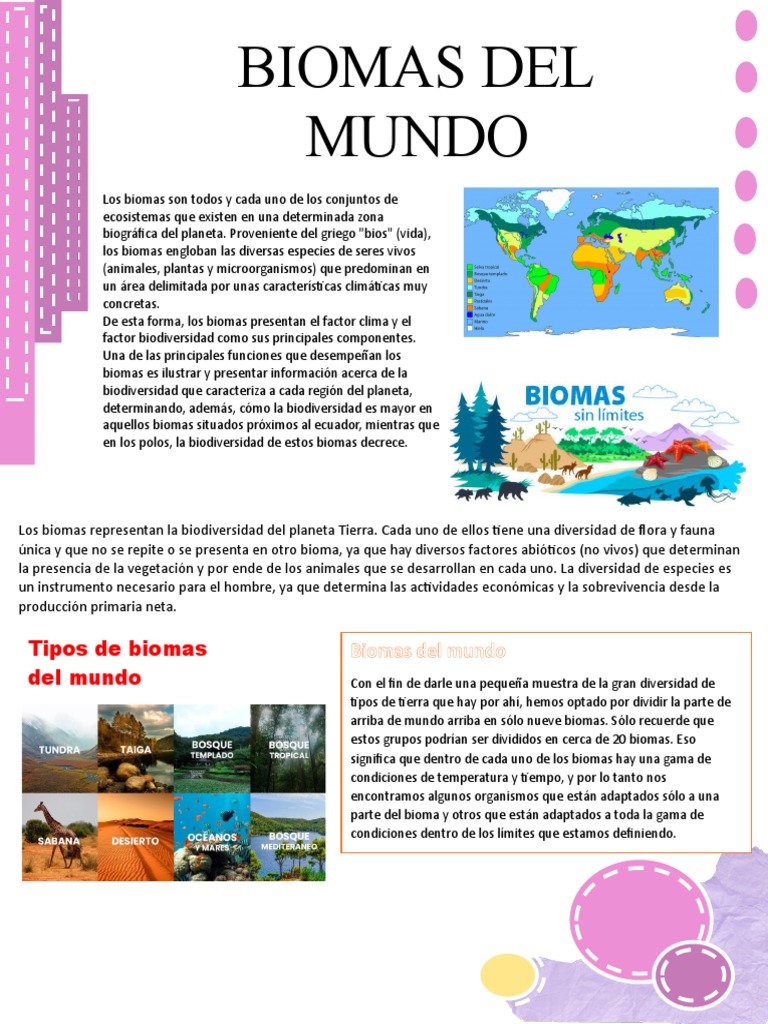 Biomas Del Mundo Biomas Del Mundo | PDF | Biodiversidad | Tierra