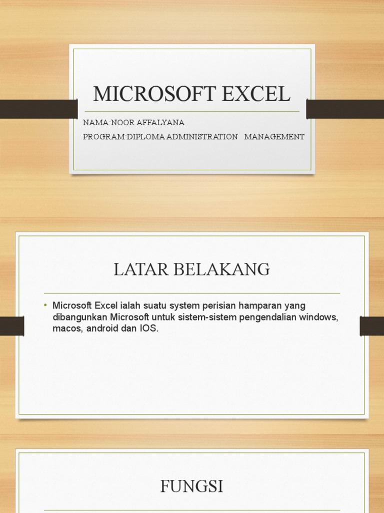 Fungsi dan Kelebihan Microsoft Excel | PDF | Komputer