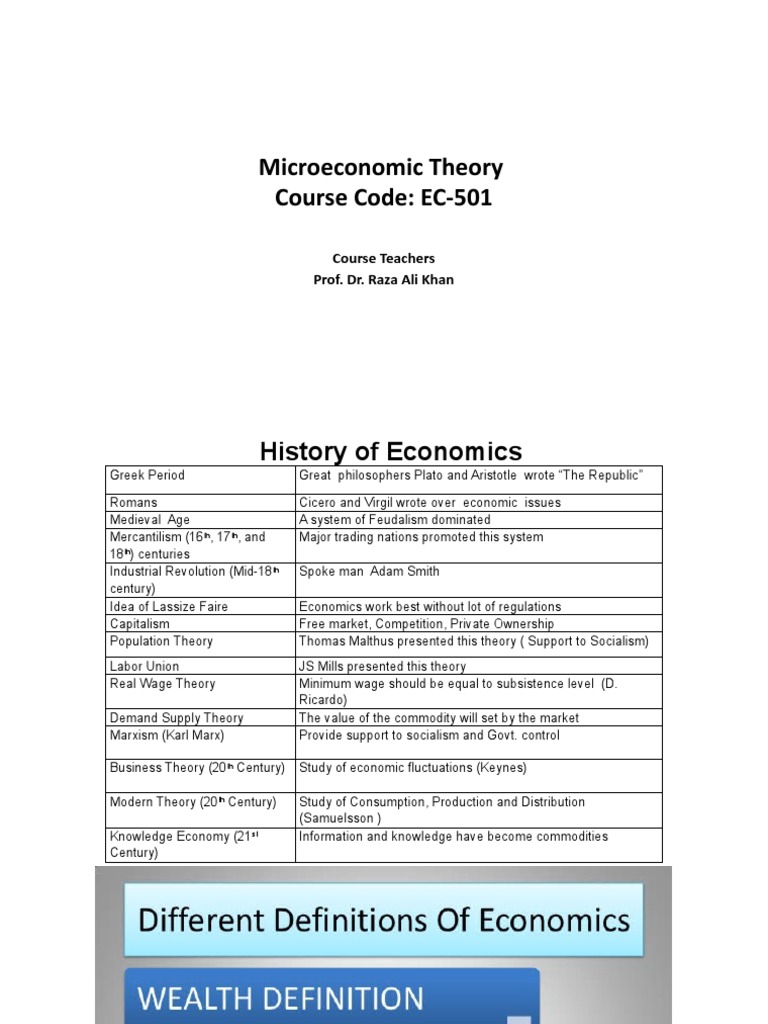 Microeconomic Theory- 2(2023) | PDF | Goods | Economics