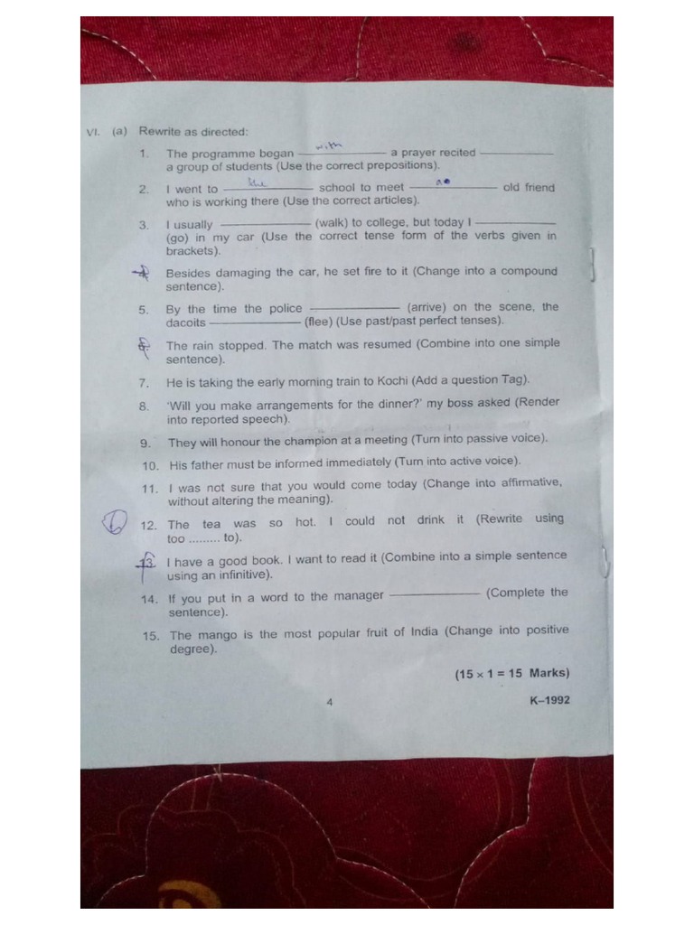 2nd Year English Bcom | PDF